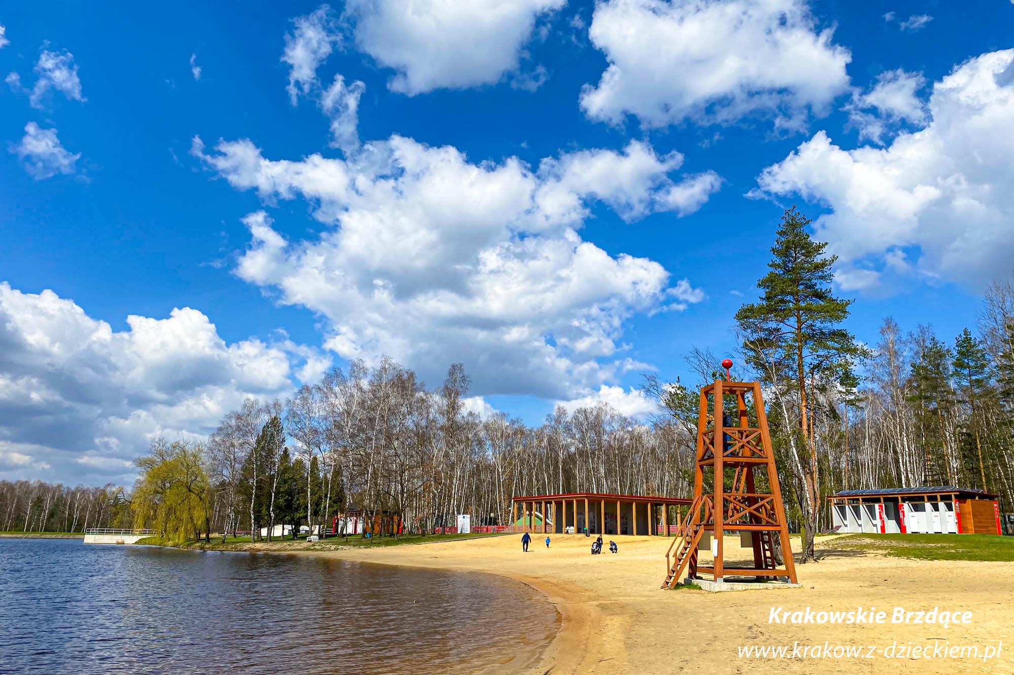Zalew Chechło w Trzebini - wypoczynek nad wodą - Kraków z dzieckiem.pl