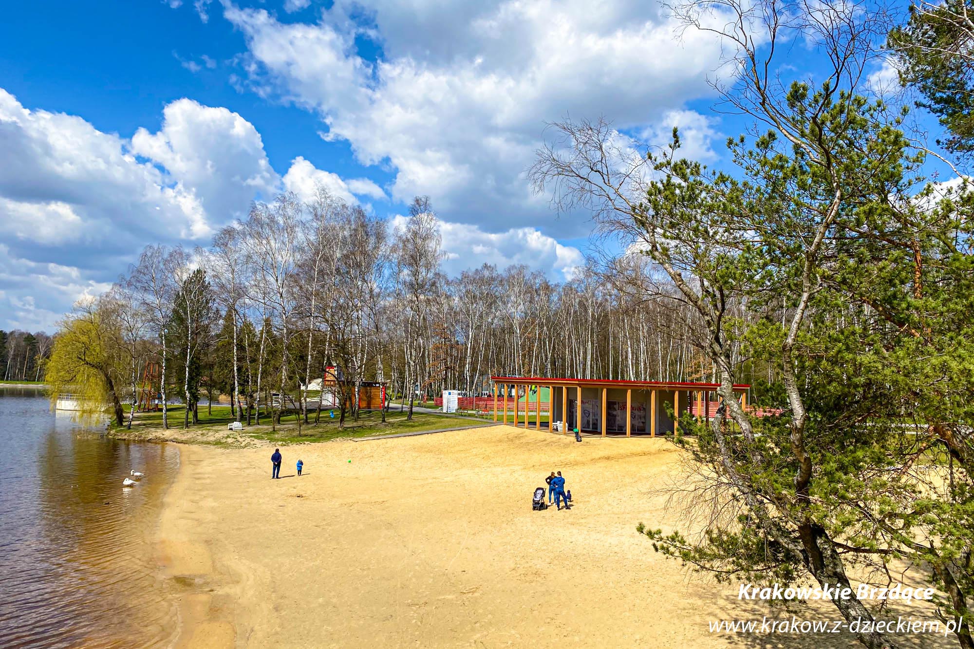 Zalew Chechło w Trzebini - wypoczynek nad wodą - Krakowskie Brzdące