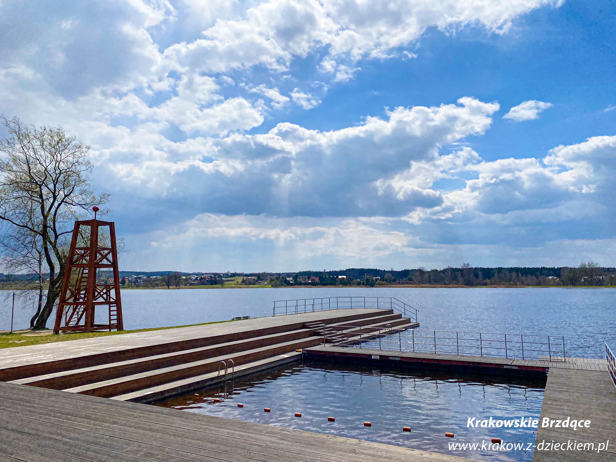 Zalew Chechło w Trzebini - wypoczynek nad wodą - Krakowskie Brzdące