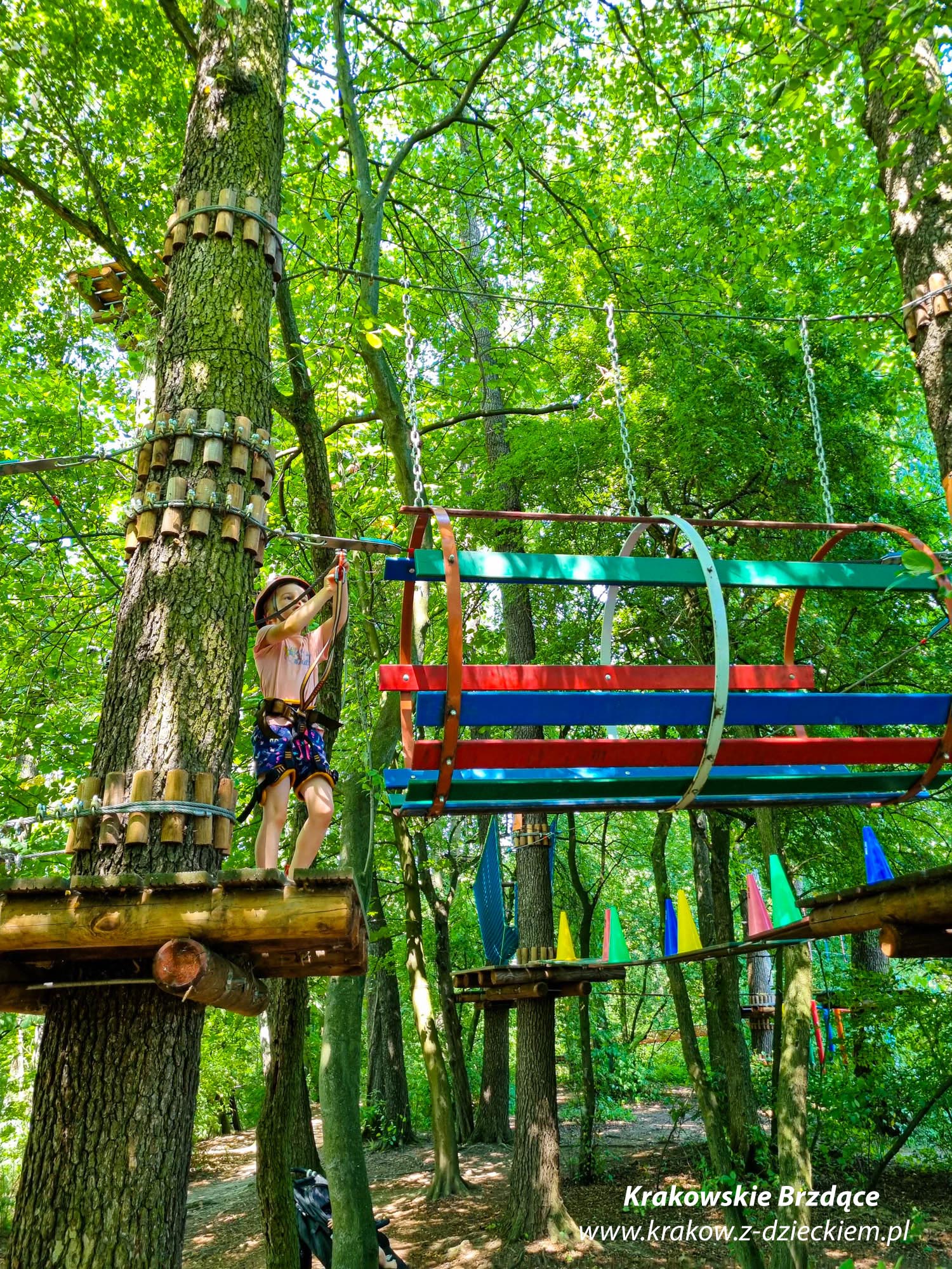 Krakowski Park Linowy z dzieckiem - Krakowskie Brzdące