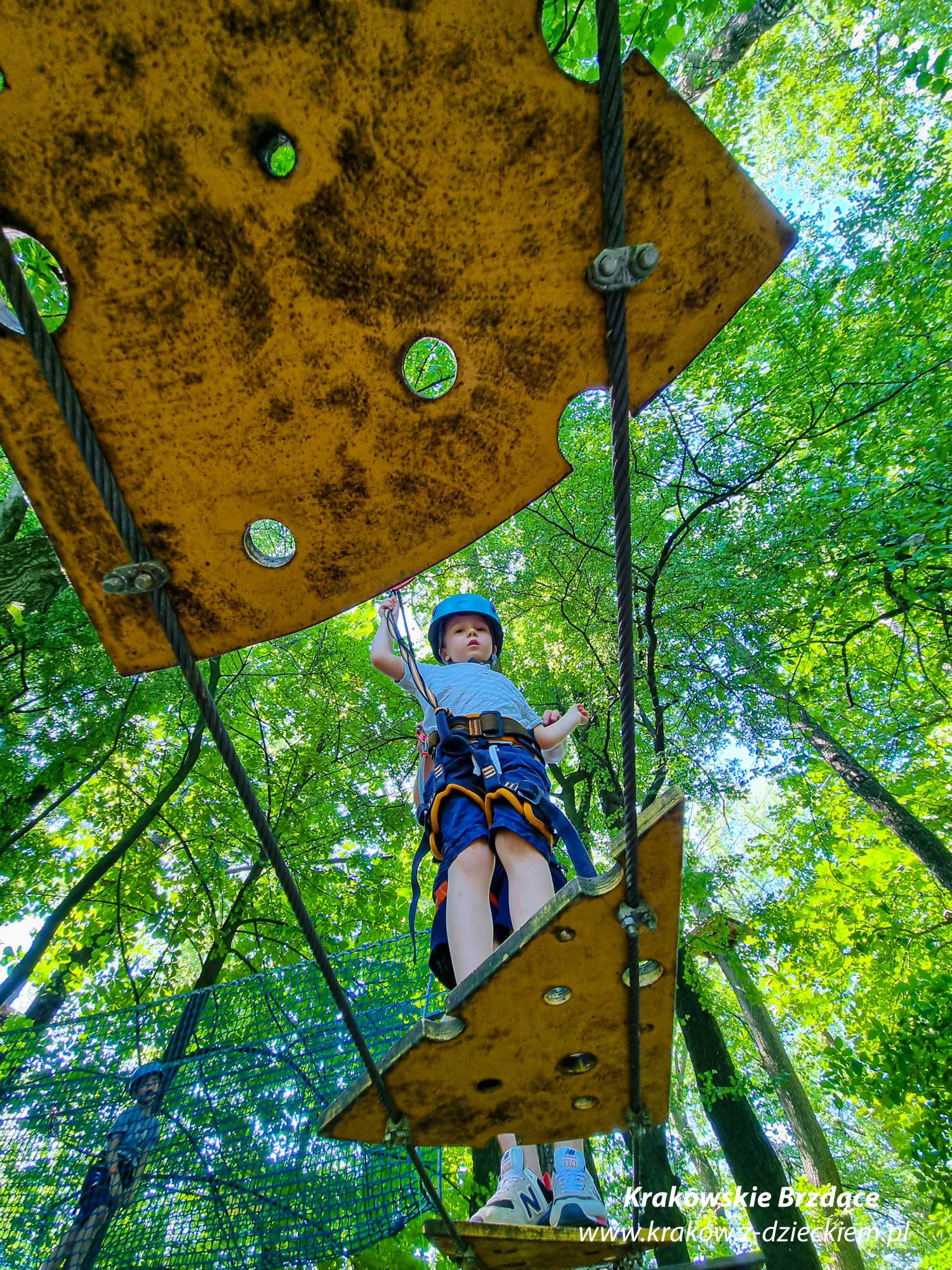 Krakowski Park Linowy z dzieckiem - Krakowskie Brzdące
